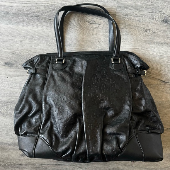 Gucci | Bags | Gucci Embossed Monogram Leather Tote | Poshmark